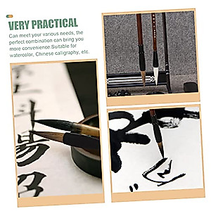 COHEALI 10pcs Brush Set Gift Set Water Color Pens Set Calligraphy Pen Set Japanese Brush Sumi Painting Drawing Brushes Bamboo Paint Brush Beginner Drawing Brush Birthday Gift Office Supply