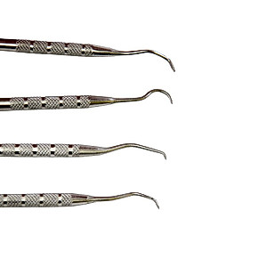 Tipton Stainless Steel Picks with Double Facing Sides for Firearm Cleaning and Maintenance, Set of 4