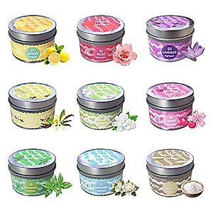 Candles for Home Scented, 9 Pack 3.2 OZ Scented Candles Gifts for Women, 20 Hours Long Lasting Aromatherapy Candles Set, Natural Soy Wax Candles, Ideal Gift for Valentine, Mother's Day