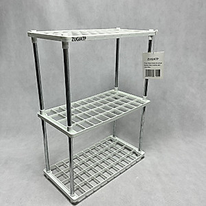 ZUGIATP Shelves for Storage, Heavy Duty Storage Shelving Unit (250 lbs Loading Capacity per Shelf), Steel Organizer Wire Rack, Black