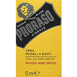 Proraso Moustache Wax, 0.5 oz (Pack of 1)