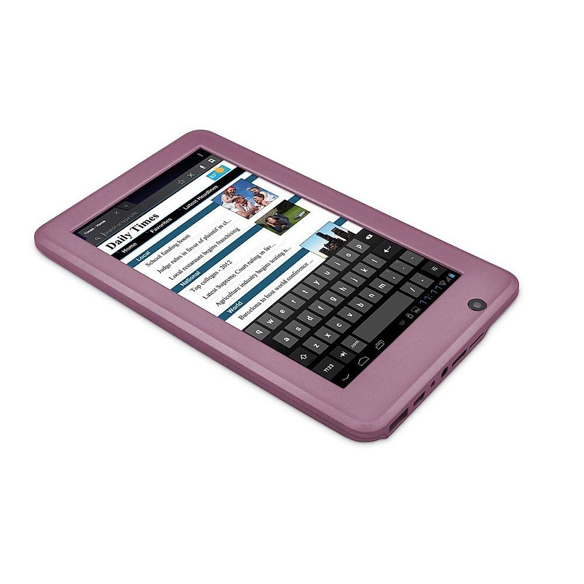 Ematic eGlide Steal 7 Capacitive Touch Screen Internet Tablet with Android 4.0