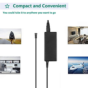 J-ZMQER AC Adapter Cord Compatible with HP Pavilion 27XW 27" IPS LED Backlit LCD Monitor J7Y63AA#ABA