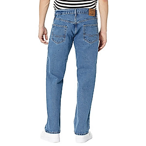 Signature by Levi Strauss & Co. Gold Label Men's Relaxed Fit Flex Jeans (Available in Big & Tall), Medium Indigo-Waterless, 32W x 30L