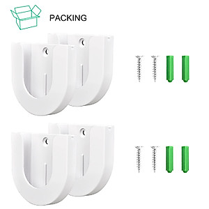 4pack Blink Mini Camera Wall Mount , Strong Adhesive Wall Mount for Blink Mini Indoor Camera, No Drilling or Screw Secured Fixed,Easy to Install