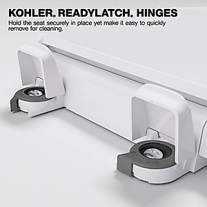 KOHLER TRANSITIONS® READYLATCH® QC EB T SEAT, Ready Latch, Elongated, BISCUIT
