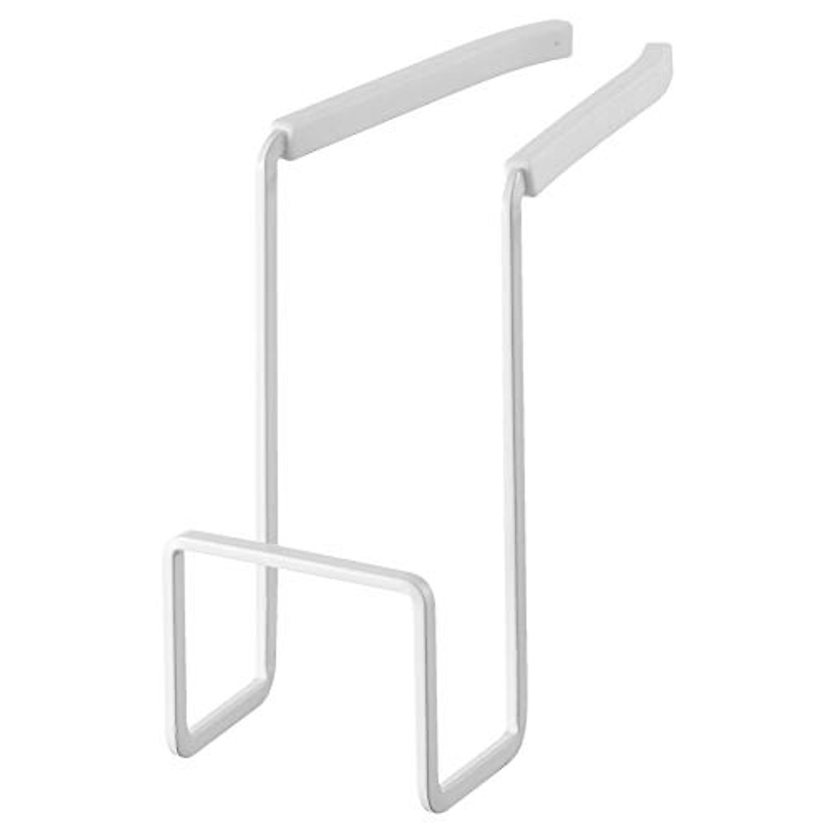 YAMAZAKI home 4388 Faucet-Hanging Sponge Holder-Kitchen Organizer Sink Rack Basket, One Size, White