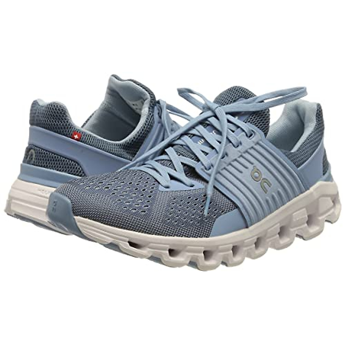 On Women's Cloudswift PR Sneakers, Lake | Sky, Blue, 7.5 Medium US