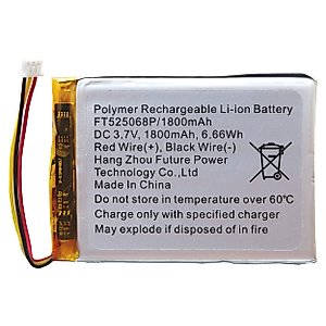 Moonybaby Official Battery Trust 50, WideView 50 and Split 50 (MB5595, MB55935-2T, MB55935BV, MB55935BV-2T), Li-ion 3.7V 1800mAh