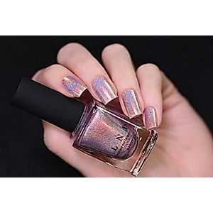 ILNP Morning Rays - Mauve Pink Holographic Shimmer Nail Polish