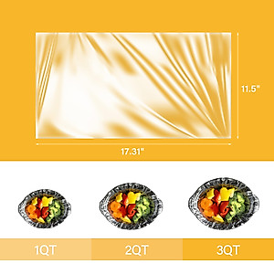 Sunvivi Slow Cooker Liners, Disposable Cooking Bags Large Size Pot Liners Fit 1QT to 4QT,Suitable for Oval & Round Pot 10 Count