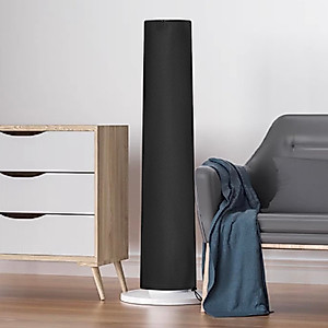 Tower Fan Cover, 420D Oxford Standing Fan Covers Outdoor Indoor Waterproof Protective Floor Fan Dust Cover for Office,Bedroom,Home 13 x 42 Inch(Only Cover)