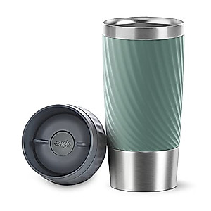 EMSA Easy Twist N2011700 Travel Mug 360 ml Petrol Blue