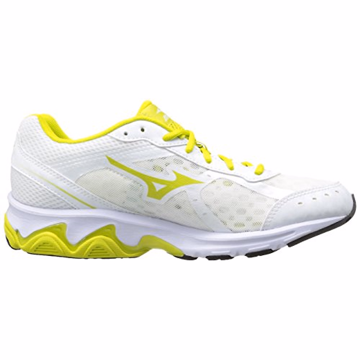 Mizuno Usa Mens Women's Wave Unite 2 woms wh-Opt-w, White Optic/Sulphur, 10 M US