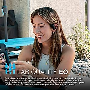 JLab Open Sport Open-Ear Wireless Earbuds - 24+ Hours Battery Life