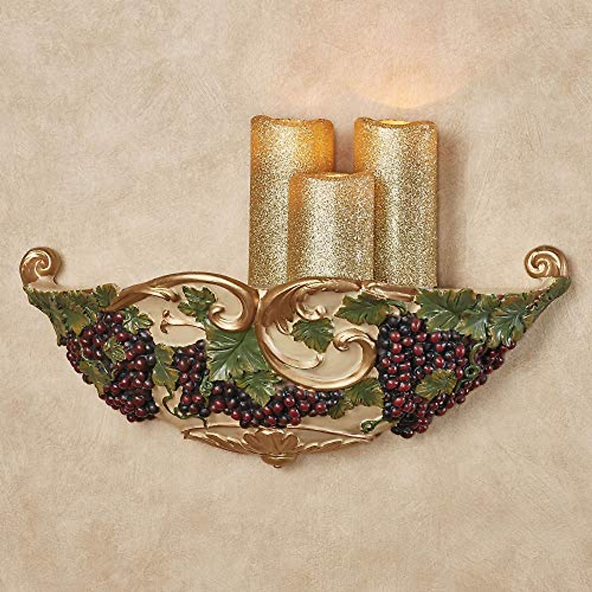 Touch of Class Vigne Elegante Wall Shelf Dark Red