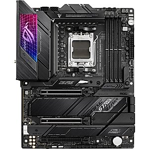 ASUS ROG Strix X670E-E Gaming WiFi 6E Socket AM5(LGA 1718) Ryzen 7000 ATX Gaming Motherboard(18+2 Power Stages,PCIe® 5.0, DDR,4xM.2 Slots,USB 3.2 Gen 2x2, WiFi 6E,PCIe Slot Q-Release, M.2 Q-Latch)