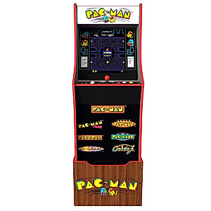 Arcade 1Up Arcade1Up Pac-Man 40th Anniversary Special Edition Arcade Game Machine with Marquee Riser and Stool - Electronic Games 815221021419