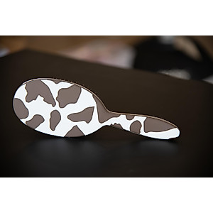 FRAMAR Cow Print Hair Brush Detangler, Detangling Hairbrush For Women, Wet Hair Brush For Girls, Hair Detangler Brush, Wet Hairbrush, Hairbrushes, Girls Hairbrush Detangler, Reduces Frizz – Cow Print