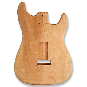 BexGears DIY Left-handed Electric Guitar Kits, okoume Body,