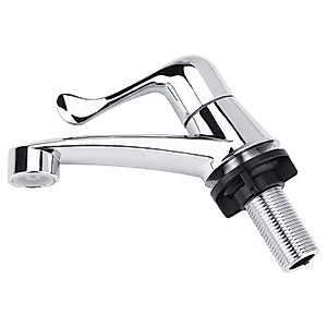Joyzan Basin Water Tap, Bathroom Faucet Single Lever Single Handle ABS Single Cold Faucet Sink Water Tap for Bathroom Kitchen Rest Room Bathtub(Fishtail G1/2)