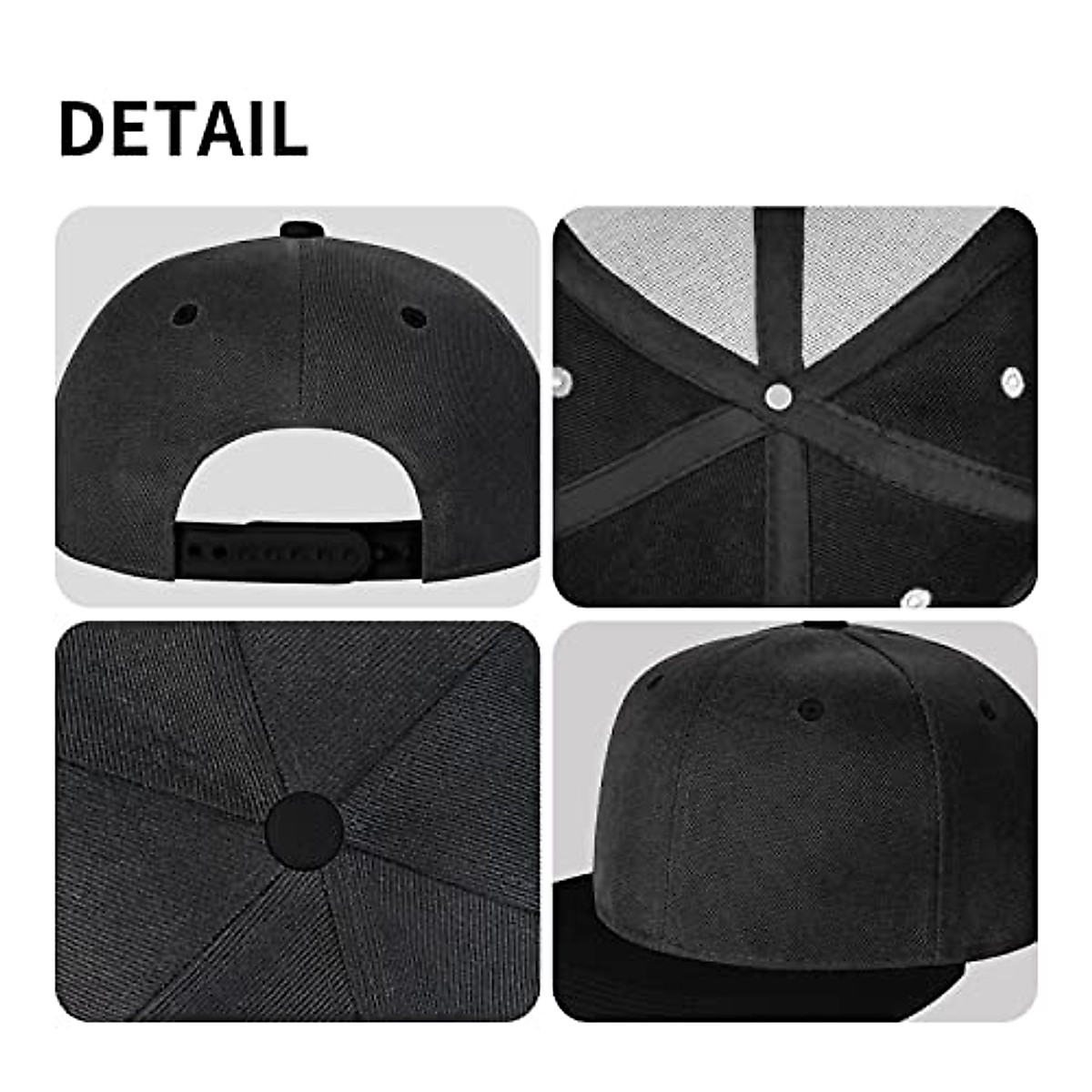 Adjustable Snapback Hat for Men Women, Game Consoles Controller Unisex Hip Hop Baseball Cap Trucker Dad Hats Blue