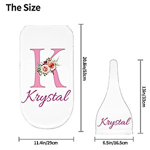 Slocenk Personalized Baby Swaddle Blanket & Hat Set for Boy Girl with Initial Name Custom Newborn Swaddle Customized Baby Items Gifts