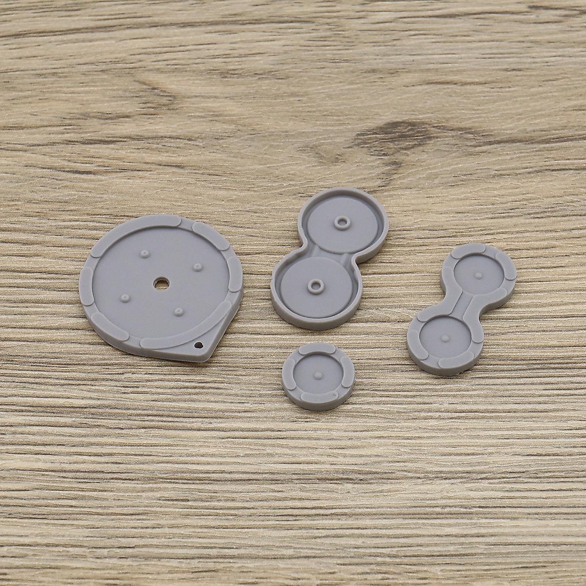 The Lord of the Tools Set of 23 Button Kit Compatible with Gameboy Advance SP Handheld Game Console A B L R Button Replacement Repair Accessory Grey