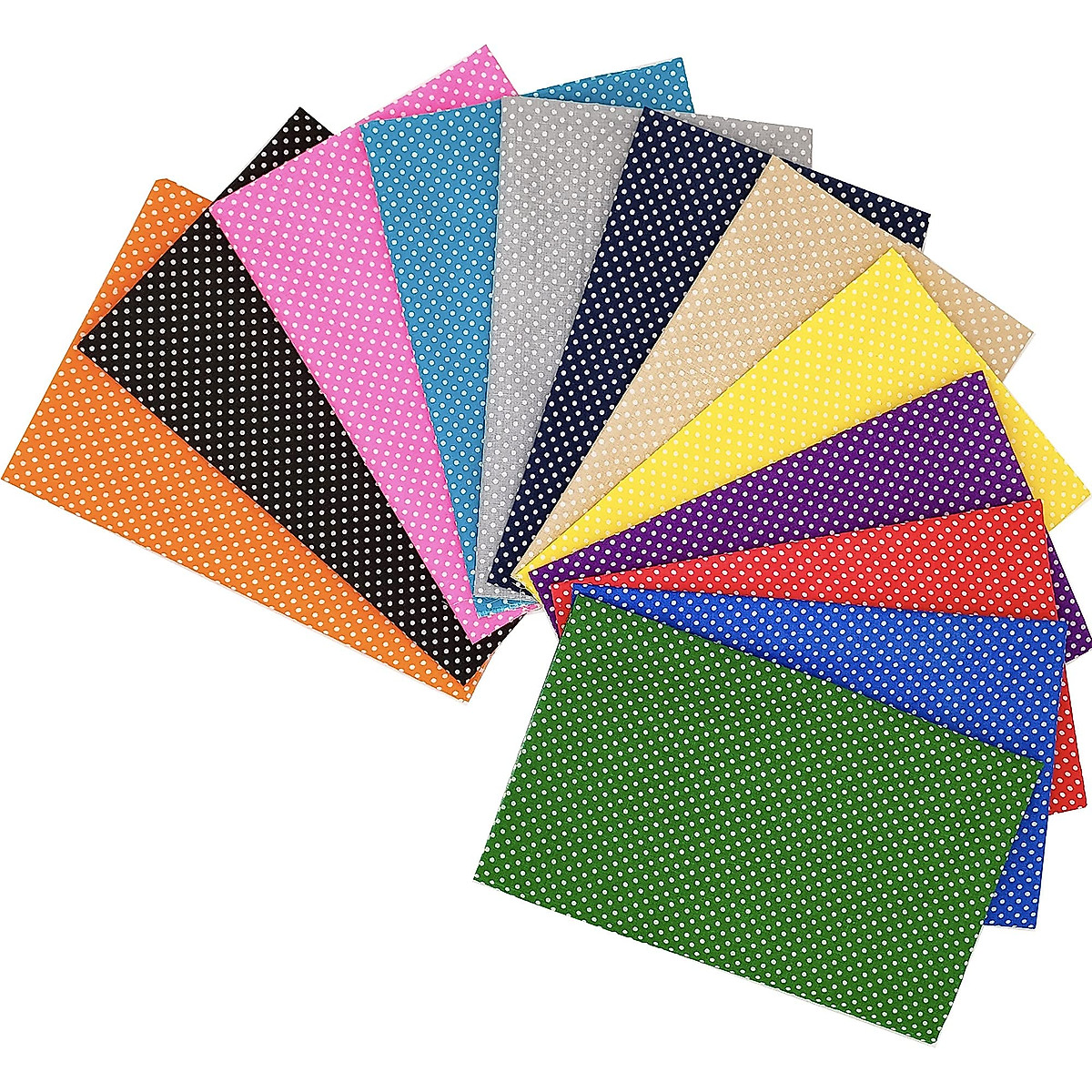 Cartisanat Fat Quarters Fabric Bundles,12Pcs (19.69in x 19.69in / 50cm x 50cm) Sewing Patterns Quarter Precut Fabrics for Quilting Squares Scraps TOP Cotton Material Patchwork DIY Crafting Floral A