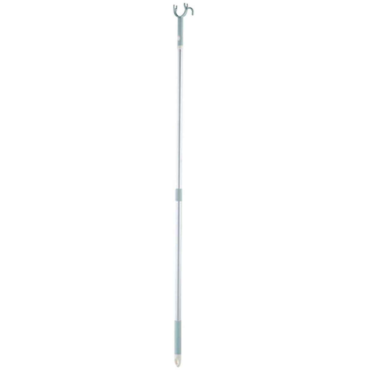 Long Reach Stick Retractable Closet Pole with Utility Hook Telescoping Reach Clothes Pole with Long Handle
