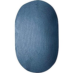 Colonial Mills Bristol Polypropylene Braided Rug, 2-Feet by 3-Feet, Federal Blue