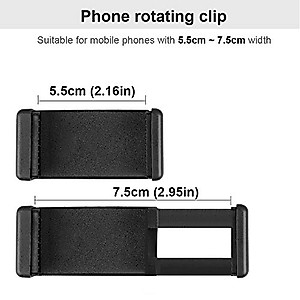 Mr.Power Guitar Bass Head Phone Holder Live Broadcast Bracket Clip Compatible with iPhone, Compatible with Samsung Smart Phones (Guitar Head Phone Holder)