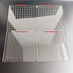 Acrylic Sashiko Stencil, Sashiko Stencil with Straight and Square Pattern for Hand Quilting and Embroidery (Set of 8)