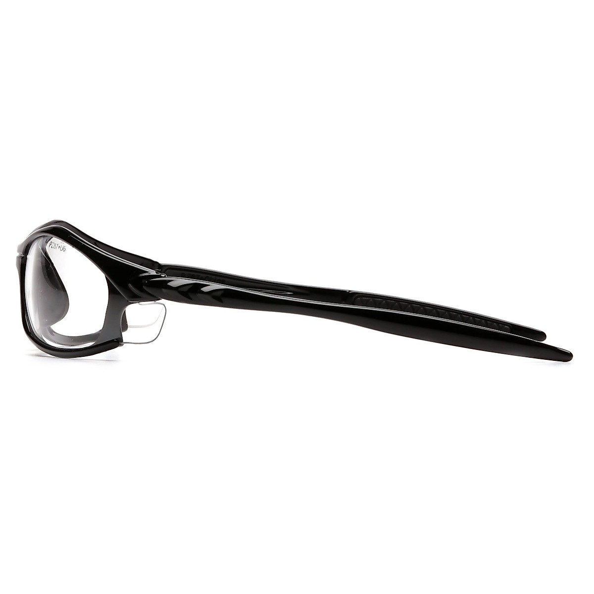 Pyramex Solara Safety Eyewear, Clear Lens With Black Frame