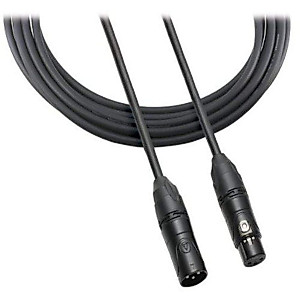 Audio-Technica ATR-MCX Female to Male XLR Microphone Instrument Cable, 30 Foot