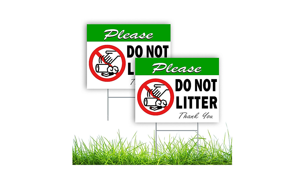 Protect Your Property with No Littering Signs
