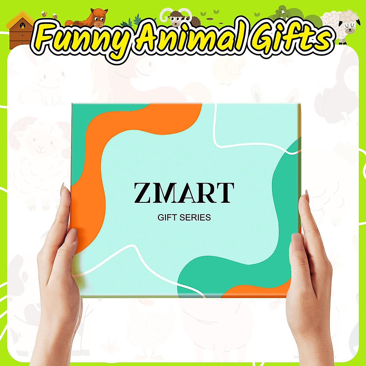 Zmart Funny Chicken Gifts for Women - Crazy Chicken Lady, Novelty Chicken Lover Socks for Mom