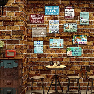 EYSL Goose Mess with The Honk You Get The Bonk Metal Tin Sign Wall Art Home Decor Kitchen Poster Cafe Pub Plaque 12x16 Inch