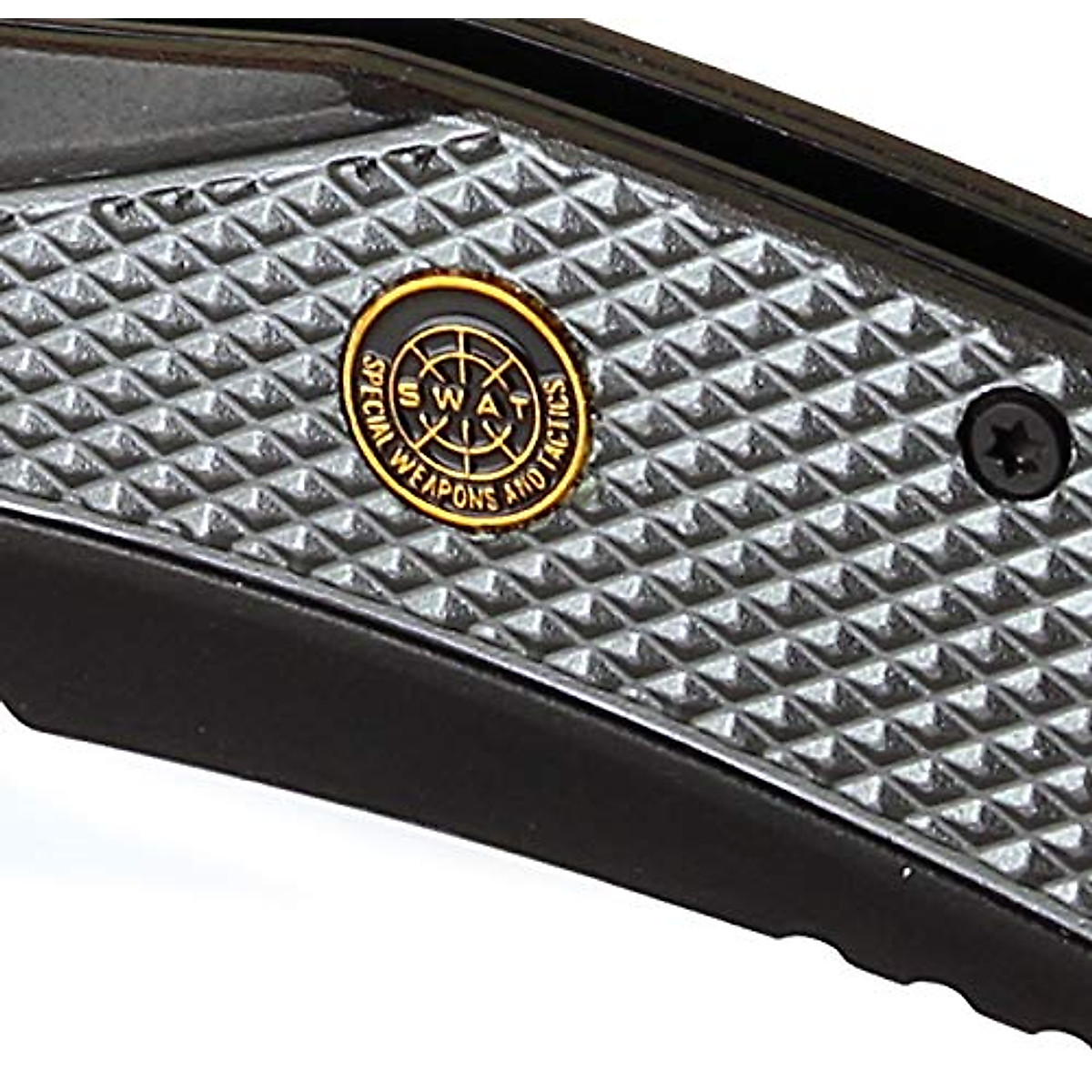 Vulcan Gear Emergency Service Tactical Assisted Open Metal Rescue Folding Knife (Black - S.W.A.T)