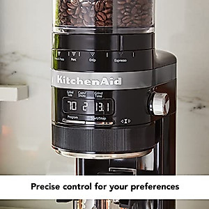 KitchenAid Burr Coffee Grinder - KCG8433,Onyx Black