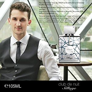 Cologne for Men 3.6 oz Eau De Parfum Spray Club De Nuit Sillage Cologne By Armaf Eau De Parfum Spray (Unisex) !Optimal price!