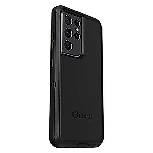 OtterBox Defender Case for Samsung Galaxy S21 Ultra 5G, Shockproof, Drop Proof, Ultra-Rugged, Protective Case, 4X Tested to Military Standard, Black
