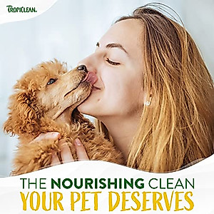 TropiClean Hypoallergenic Waterless Dog Shampoo | Dry Shampoo for Dogs With Sensitive Skin | Natural Dog Shampoo Derived from Natural Ingredients | Cat Friendly | Made in the USA | 7.4 oz