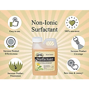 Concentrated Surfactant for Herbicides Non-Ionic 8oz, Increase Product Coverage, Increase Product Penetration, Increase Product Effectiveness