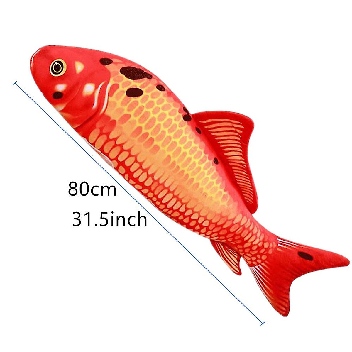 XIYUAN Giant-Simulation Fish Plush Toy/Toy Pillow/Stuffed Animal Toy, Used for Home Decoration Gifts, Toy Pillow (31.5 inches / 80 cm)
