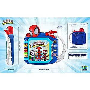 eKids Spidey and His Amazing Friends Book, Toddler Toys with Built-in Preschool Learning Games, Educational Toys for Fans of Spiderman Toys and Gifts