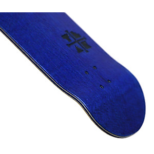 Prolific Wooden Fingerboard Deck, Blue Yeti - 34mm x 97mm - Handmade, Pro Shape & Size - Five Plies Wood Veneer - Includes Prolific Foam Tape - Teak Tuning