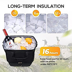 TOURIT Cooler Backpack 26 Cans Lightweight Insulated Backpack Cooler Leak-Proof for Women Men Picnics, Camping, Hiking, Beach, Trip