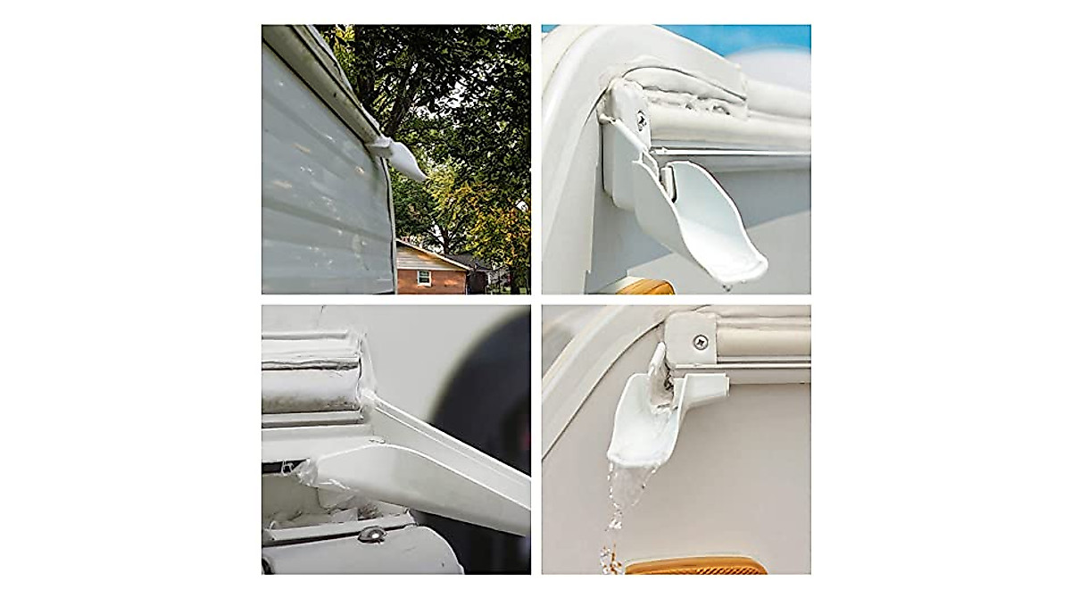 FCOUIID RV Rain Gutter Spouts - Protect Your Trailer