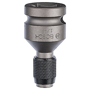 Bosch Accessories 2608551110 Adapter for Sockets, 1/4"